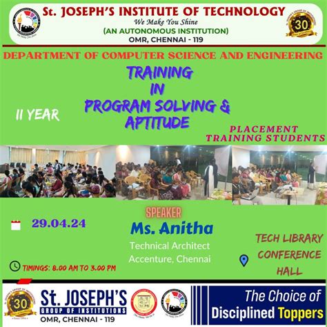Cse St Josephs Institute Of Technology On Linkedin Aptitude