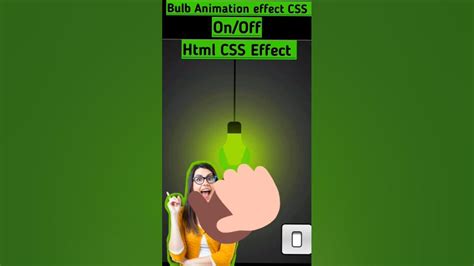 Css Bulb Switch Animation And Effect Html Css Tutorial Csseffect Shorts Codeharry Coder