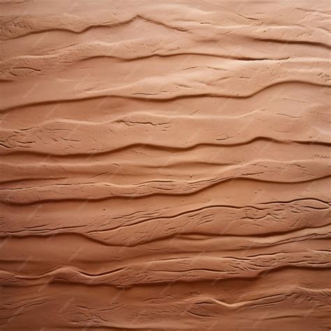 Premium Ai Image Grooved Clay Texture