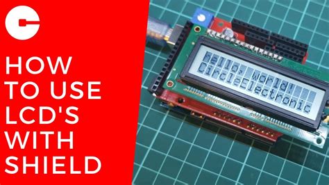 How To Use LCD S With Arduino LCD Shield Circle Electronic YouTube