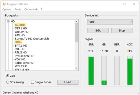 enigma2 satfinder windows linux macos [en] third party development forums