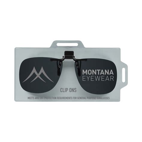 Montana Eyewear Polarized Clip Ons Fit Overs Black 1971a
