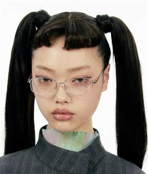 Lianfudai Japanese Style Harajuku Square Glasses Frame For Women No