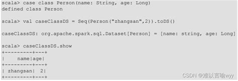 Spark Sql Dataframe和datasetdataframe生成dataset Csdn博客