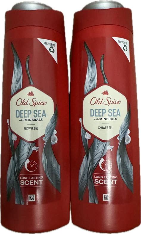 OLD SPICE DEEP SEA WITH MINERALS SHOWER GEL (2pack) 400ml - Walmart.com