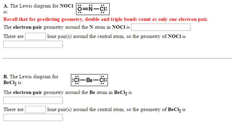 Nocl Molecular Geometry