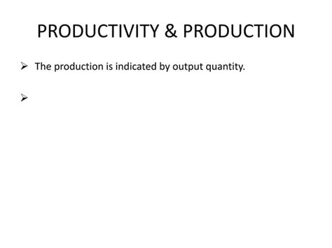 Productivity PPTX