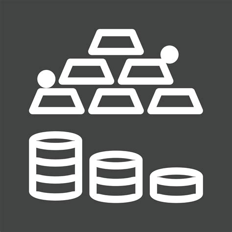 Treasure Line Inverted Icon Vector Art At Vecteezy
