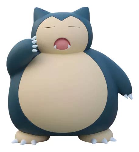 Action Figure Pokemon Snorlax Pvc 20cm Frete Grátis