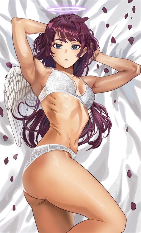 Firstdayiyui Senjougahara Hitagi Monogatari Series Absurdres