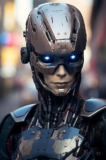 Premium Ai Image Humanoid Robot Working Like Human And Performing Tasks