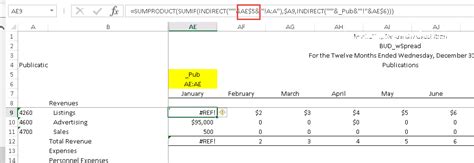 Including A Named Range As A Cell Reference Within A Nested Sumproduct