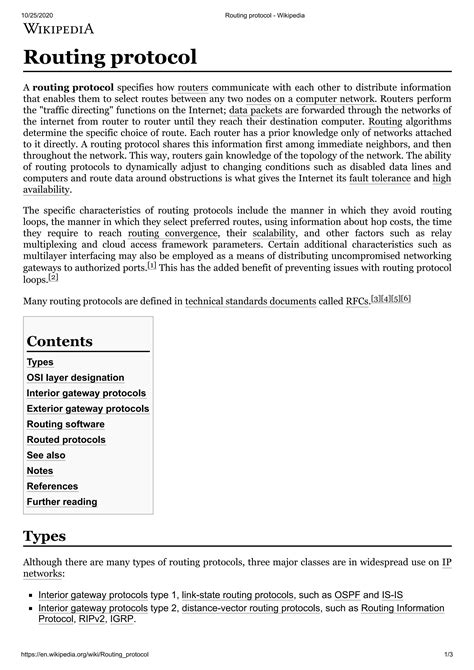 Routing Protocol Notes Pdf