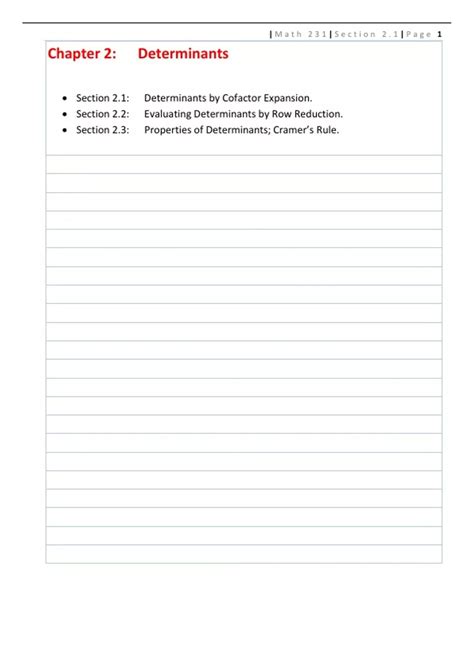 Solving Linear System Math231 Stuvia Us