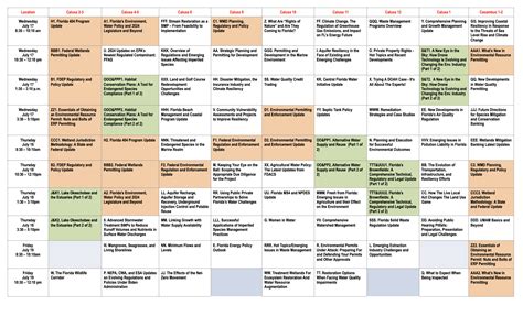 Course Grid Florida Environmental Network