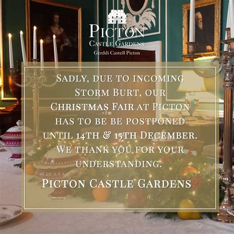 Picton 𝗜𝗠𝗣𝗢𝗥𝗧𝗔𝗡𝗧 𝗔𝗡𝗡𝗢𝗨𝗡𝗖𝗘𝗠𝗘𝗡𝗧 Sadly Due To Incoming Storm Bert