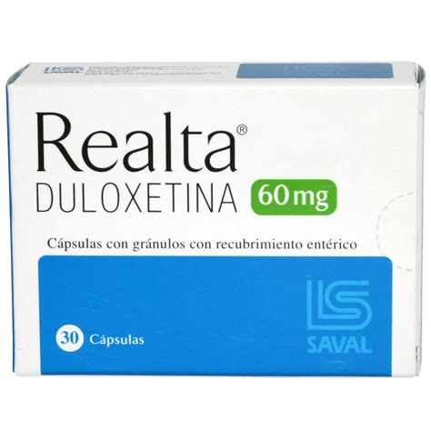 Realta Duloxetina 60 Mg X 30 Capsulas Farmatica