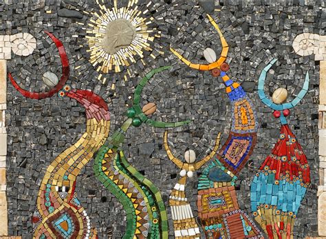 Download Captivating Ancient Mosaic Art Wallpaper