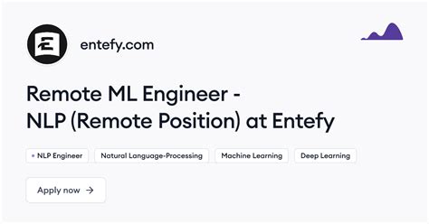 Entefy Hiring Ml Engineer Nlp Remote Position • Remote Work From Home Himalayas