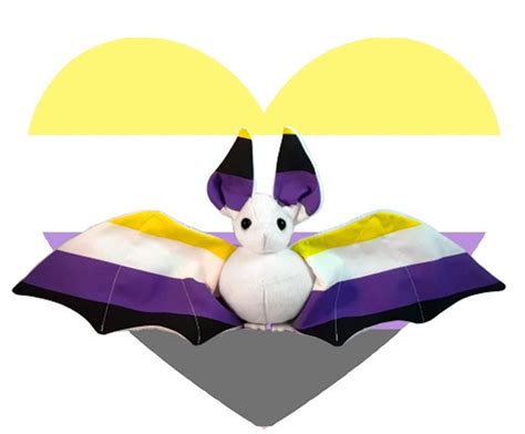 Handmade Non Binary Pride Bat Doll Multiple Colour Options Etsy Artofit