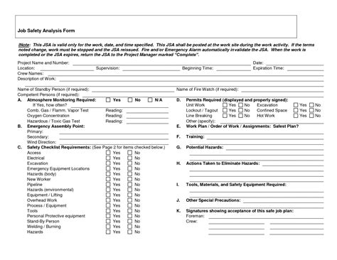 40 Site Specific Safety Plan Template For Job Sites Editable Safety