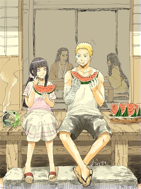 Uzumaki Naruto Hyuuga Hinata Hyuuga Hanabi And Hyuuga Hiashi Naruto