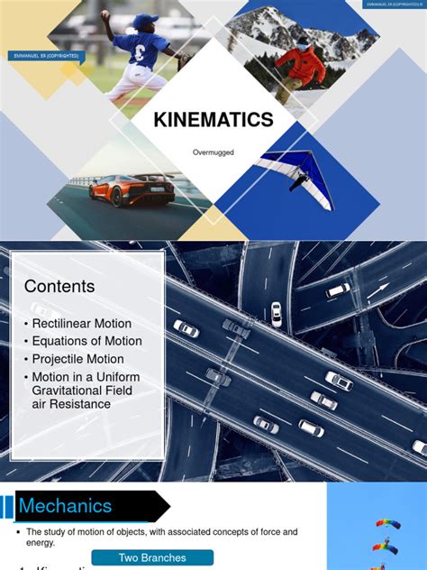 H2 Phy Chapter 2 Kinematics Pdf Acceleration Velocity
