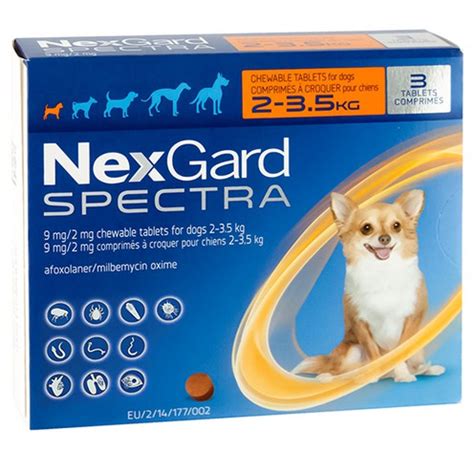 Купити Жувальні таблетки Nexgard Spectra (Нексгард Спектра) для собак ...