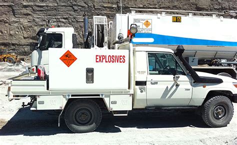 Transport And Distribute Explosives Using A Heavy Duty Explosives Vehicle Module 387 Dts