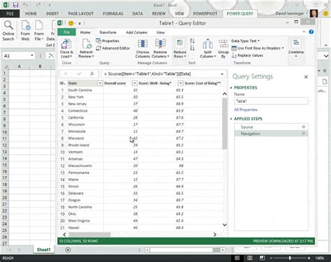 Excel как переименовать столбец в