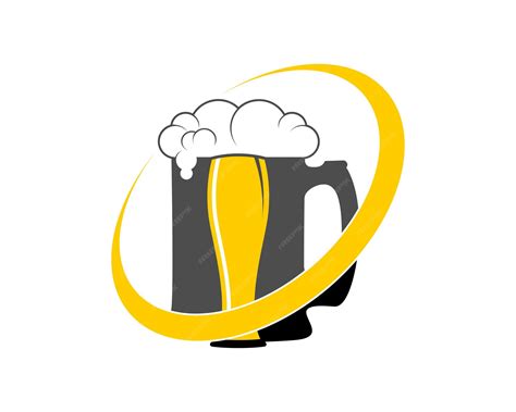 Premium Vector Beer With Glass Logo