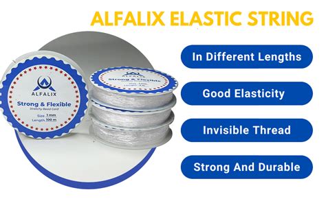 1mm X 100m Bracelet String For Bracelet Making Clear Elastic String Strong And Stretchy Elastic