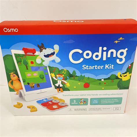 Osmo Coding Starter Kit Ages 5 10 For Ipad 901 00021 Treasure Trove Collectibles And Marketplace