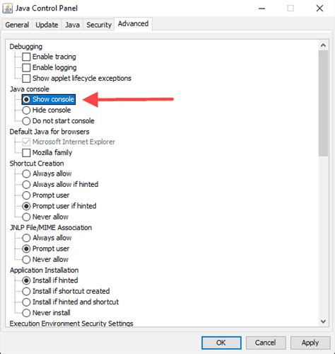 How To Enable The Java Console On Windows Tech Help KB