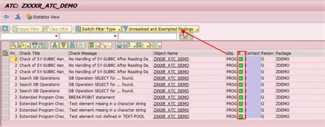 Atc Abap Test Cockpit Setup And Exemption Process