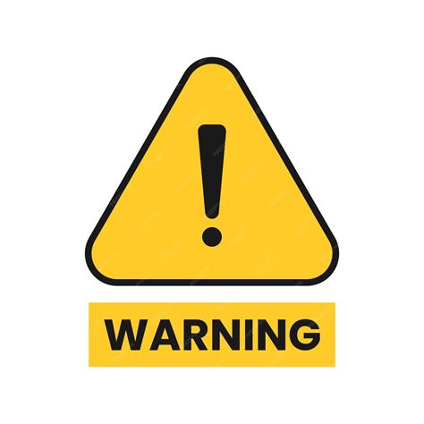 Premium Vector Caution Warning Sign Exclamation Danger Sign Vector