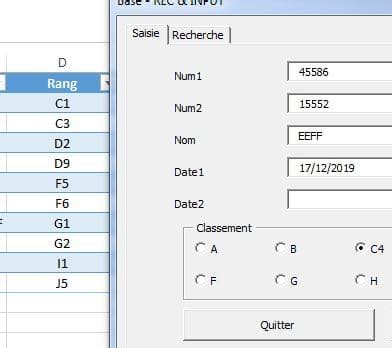 Recherche Et Archive VBA