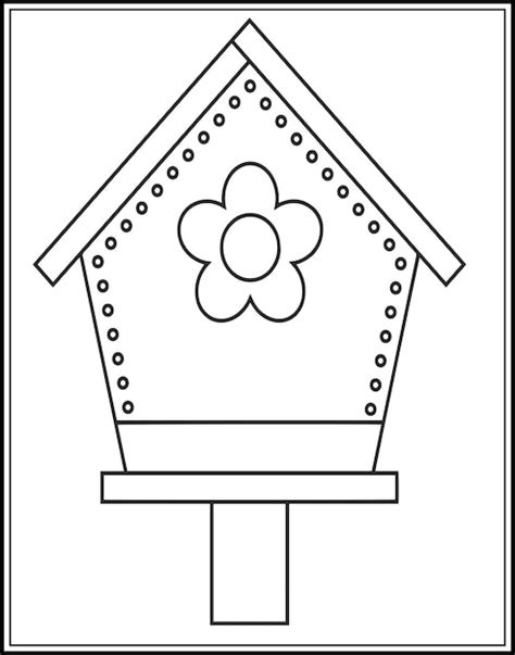 아이들을 위한 새집 색칠하기놀이 프리미엄 벡터