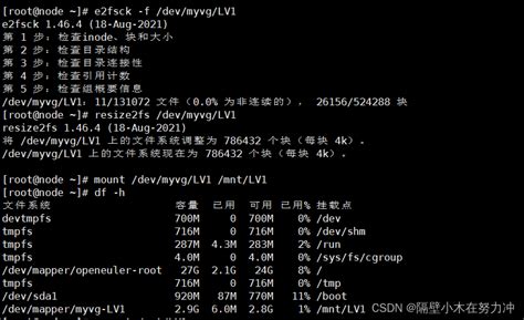 linux系统中物理卷、逻辑卷和卷组的操作实践与扩容 缩容 csdn博客