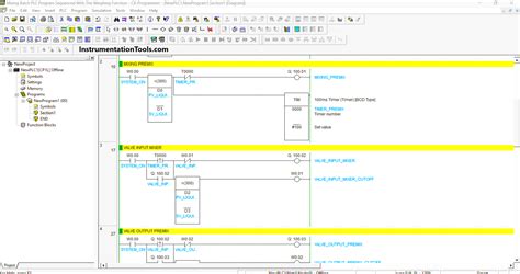 Plc Programming For Sequential Batch Mixing System