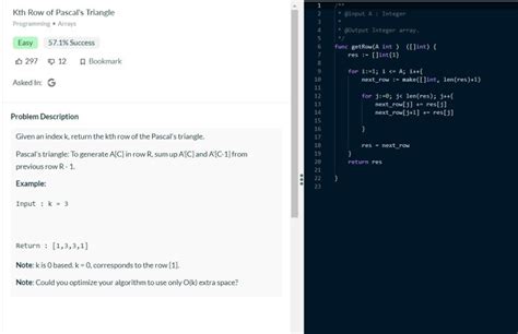 Pascals Triangle How To Generate A C In Row R Swapnil Kamble