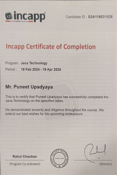 Puneet Upadyaya On Linkedin Java Programming Goalachievement