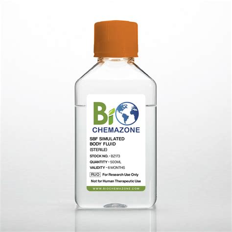 Buy Sbf Simulated Body Fluid Simulated Body Fluid Bz173
