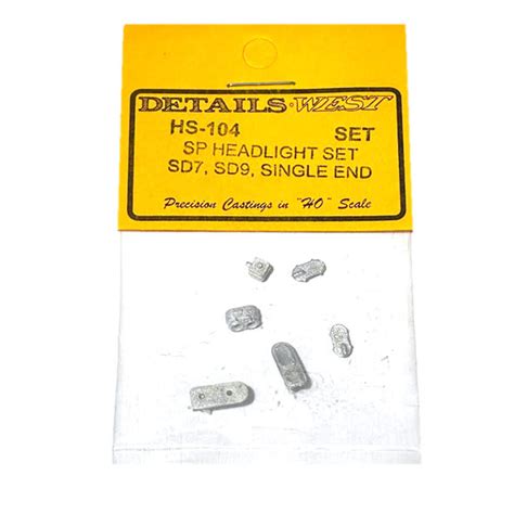 Details West Hs 101 Headlight Sets Sp Mars Lights Pre 1958 Hood Units Ho Scale Nitro Hobbies