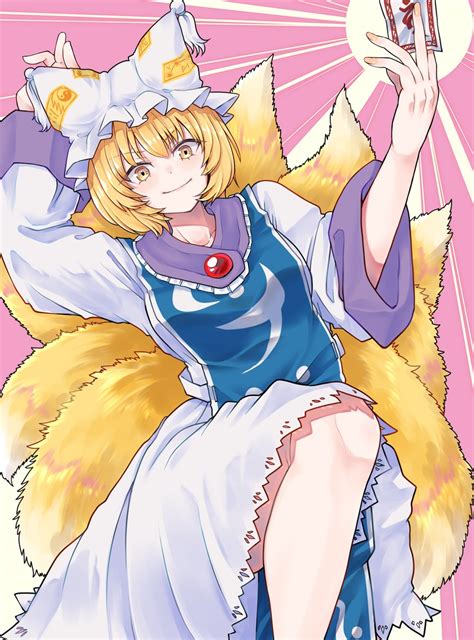 Yakumo Ran Touhou Drawn By Toluda Danbooru
