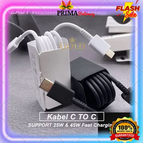 Jual Kabel Data Samsung Tipe C To Tipe C Original 100 Fastcharging