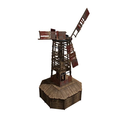 Wind Turbine Rust Corrosion Hour