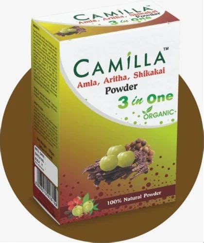 Camilla Three In One Amla Aritha Shikakai Powder 100 Gm At ₹ 50 Piece In Sojat