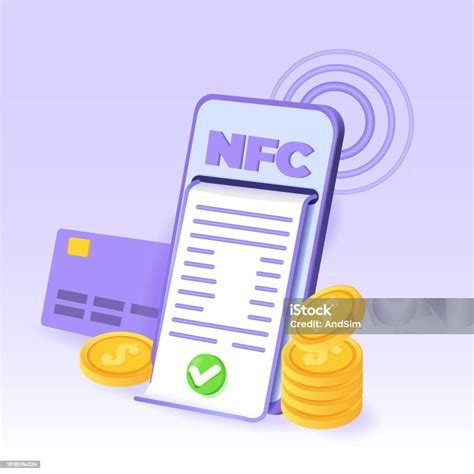 3d 현실적인 벡터 일러스트 레이 션 지불 Nfc 개념 근거리 무선 통신에 대한 스톡 벡터 아트 및 기타 이미지 근거리 무선 통신 금융 디자인 Istock