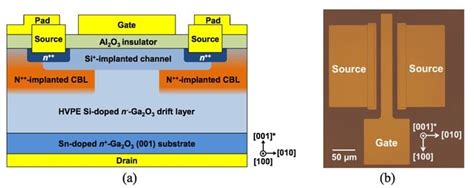 Vertical Ga O Power FET Produced With Low Cost Highly Manufacturable Ion Implantation Doping